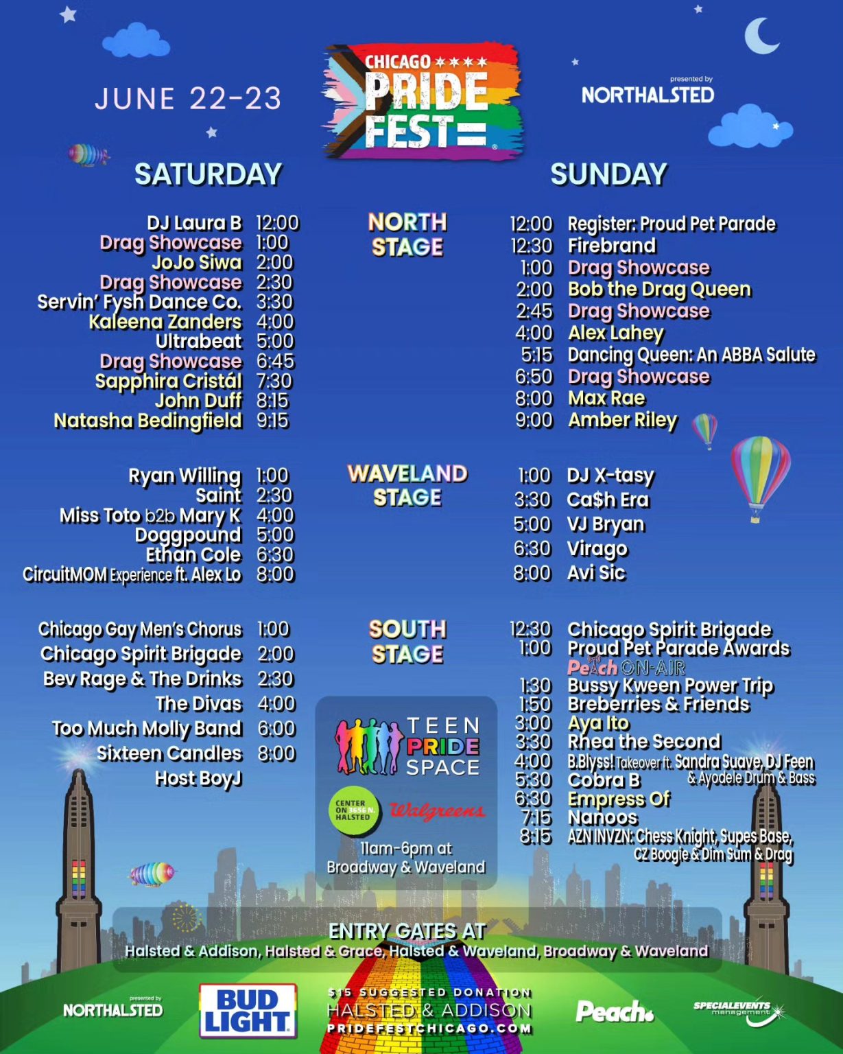 Chicago Pride Fest 2024 Lineup Announced: Natasha Bedingfield, JoJo ...